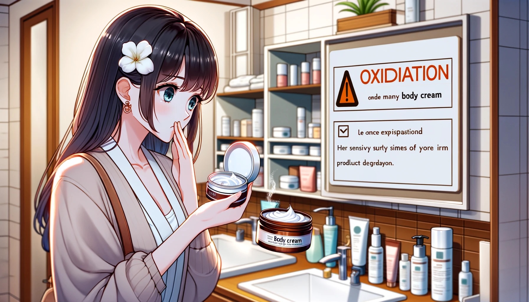 ボディクリームが酸化した匂いは？使用期限と劣化について